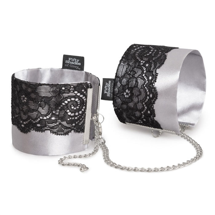 RABAIS - Play Nice Satin & Lace Wrist Cuffs – Boutique Planet X